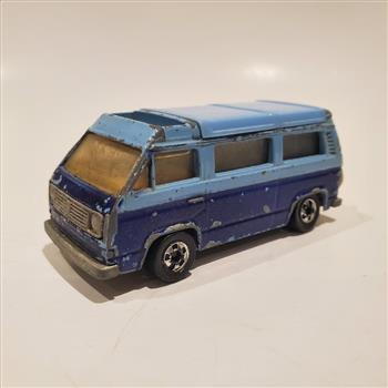 Vintage Mattel Hot Wheels 1981 Volkswagen Sunagon Van Malaysia Blue Die ...