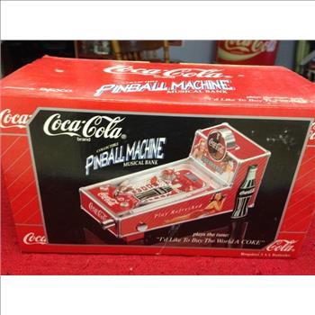 Collector's New from 1998 Coca Cola Pinball Machine | Property Room