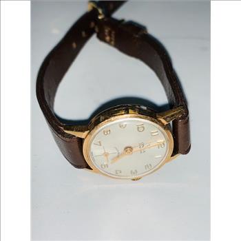 Onsa 18kt Gold Incabloc 17 Jewel Vintage Watch | Property Room