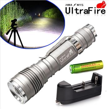 Ultrafire CREE 3 Rechargable LED Zoom Flashlight | Property Room
