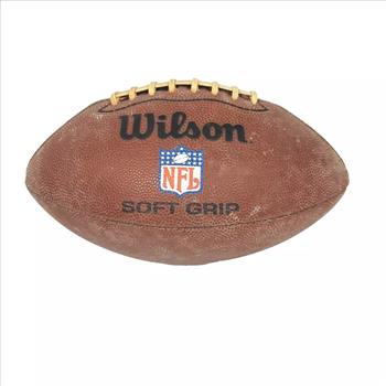 Official Wilson NFL Football Soft Grip Leather | Property Room