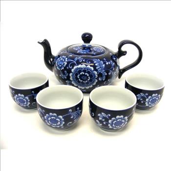 Blue Mandarin Tea Set | Property Room
