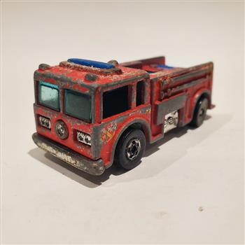 Vintage 1976 Hot Wheels Fire Eater Fire Truck Hong Kong Red Die Cast 1: ...