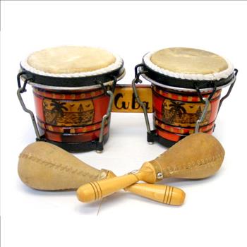 Bongo Drum & Maracas Pair | Property Room