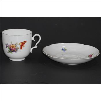 Antique Porcelain Kaiser Tea Cup Set | Property Room