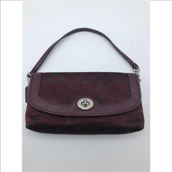 Coach Signature Mini Hobo Turnlock Flap Wristlet | Property Room