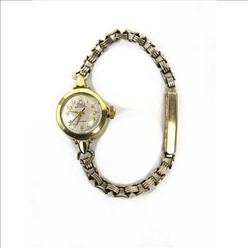 Women's Hafis Automatic Gold Filled Wristwatch c. 1940s | Property Room