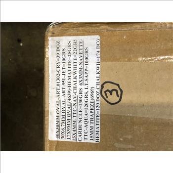 50 Pound Box Jewelry Stones Unclaimed Baggage Value $35,000.00 ...