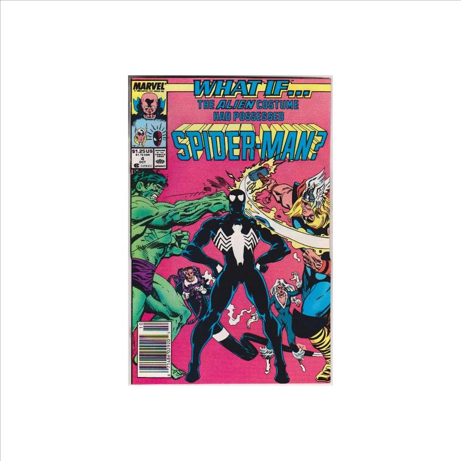 1989 What If The Alien Costume Had Possessed Spider-Man #4 Issue ...