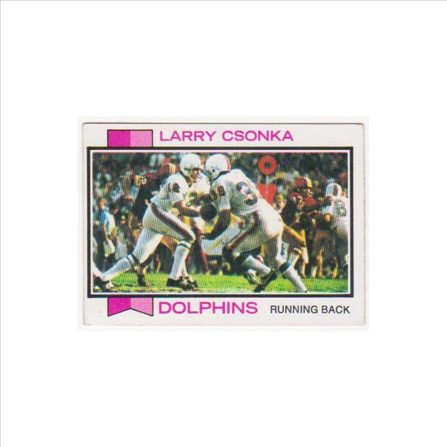 1973 Topps Larry Csonka #100 Card - HOF'er | Property Room