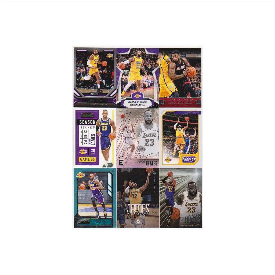 Lebron James Basketball Card Collection - 9 Different | Property Room
