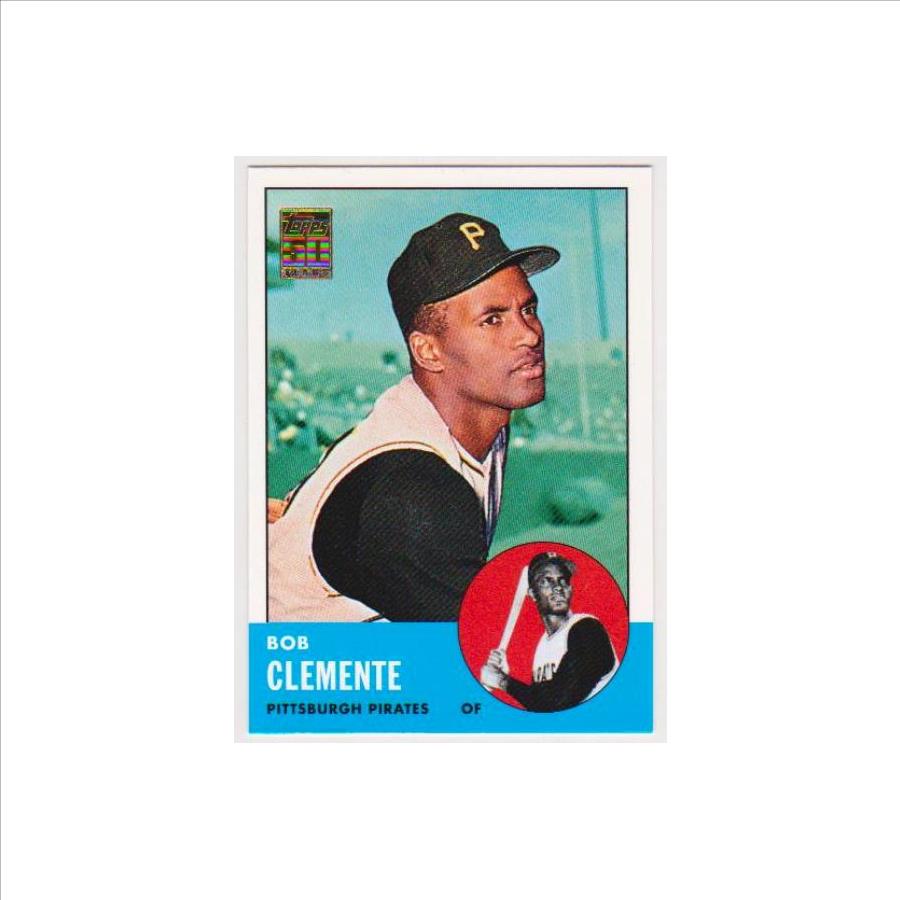 Roberto Clemente 1963 Topps #540 Commemorative Card - 2000 Topps #19 of ...