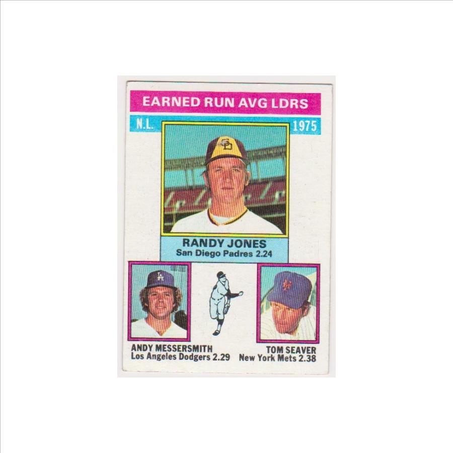 1976 Topps Tom Seaver/Randy Jones/Andy Messersmith #201 Baseball Card ...