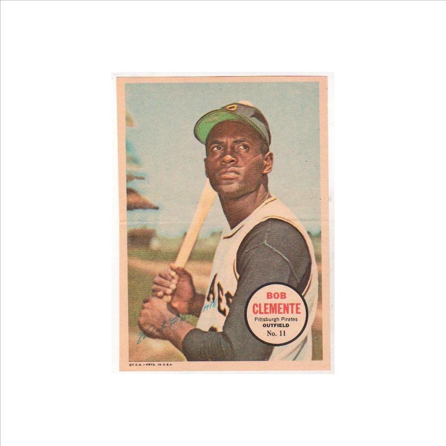 1967 Topps Pin -Ups Posters ROBERTO CLEMENTE #11 - HOF'er | Property Room