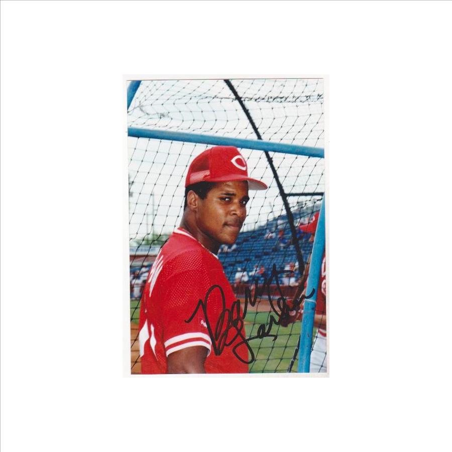 Signed - BARRY LARKIN 4x6 Color Photo - HOF'er Autograph | Property Room