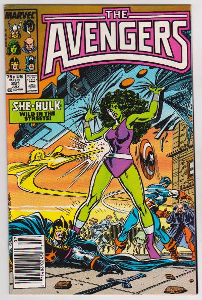 1987 The Avengers #281 Issue - Marvel Comics | Property Room
