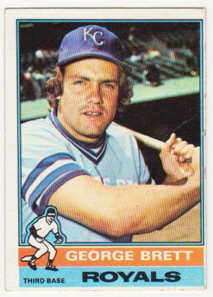1976 Topps George Brett #19 2nd Year Card - HOF'er | Property Room