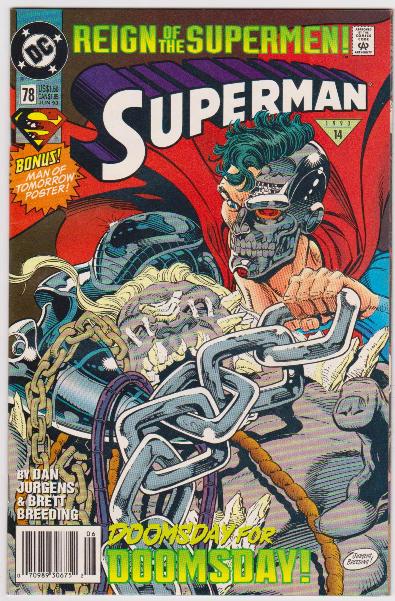 1993 DC Comics SUPERMAN #78 Issue | Property Room