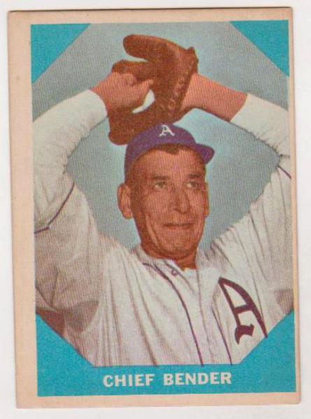 1960 Fleer Chief Bender #7 Card - HOF'er | Property Room