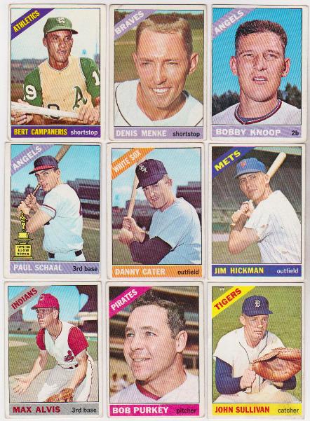 Vintage - 18 Different 1966 Topps Baseball Cards | Property Room