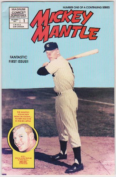 MICKEY MANTLE #1 Issue Comic Book - Magnum Comics | Property Room