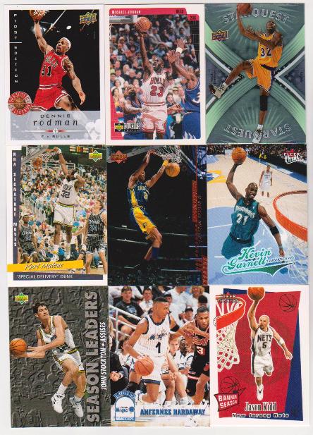 Basketball Card Collection w/ Michael Jordan, Magic Johnson + More ...