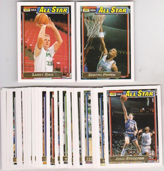 25 Different 1992-93 Topps GOLD Basketball Insert Cards - Larry Bird ...