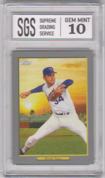 Graded Gem Mint 10 - Nolan Ryan 2020 Topps Turkey Red #TR-50 Insert ...
