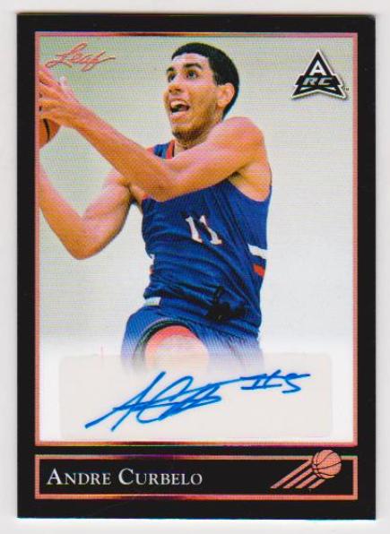 Signed Rookie - Andre Curbelo 2022 Leaf Black Gold #BG-AC1 Certified ...