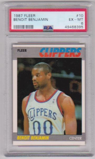 Graded PSA EX-MT 6 - Benoit Benjamin #10 Card | Property Room