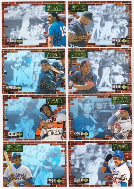 Set - 1994 Upper Deck Collectors Choice HOME RUN ALL-STARS 8 Card ...