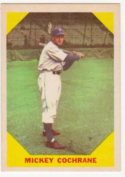 1960 Fleer Mickey Cochrane #24 Card - HOF'er | Property Room