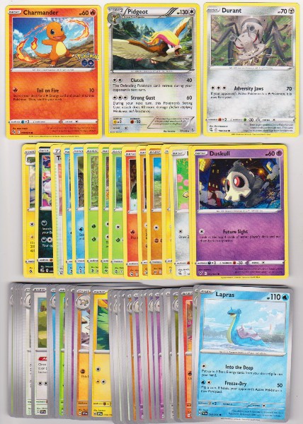 50 Different Pokemon Trading Cards w/ Charmander + More | Property Room
