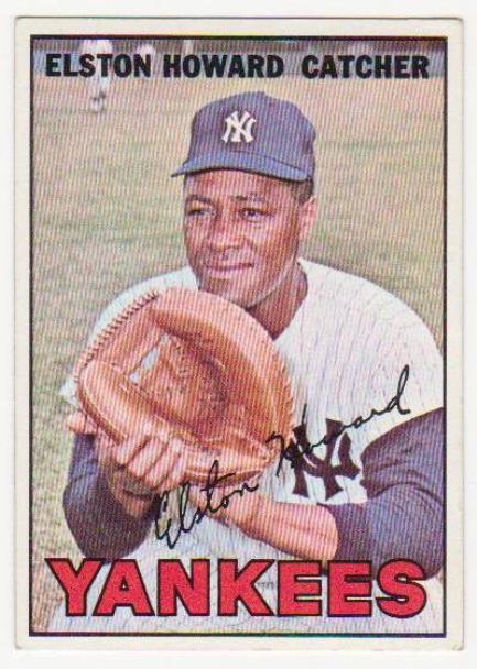 1967 Topps Elston Howard #25 Card - New York Yankees | Property Room