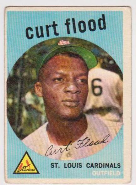 1959 Topps Curt Flood #353 Card - 2nd Year | Property Room