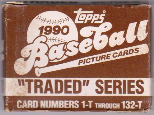 1990 Topps Traded Baseball 132 Card Set In Factory Box | Property Room
