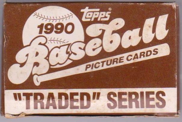 1990 Topps Traded Baseball 132 Card Set In Factory Box | Property Room