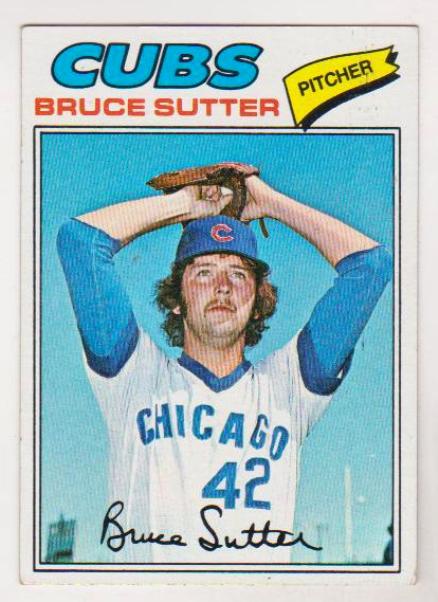 1977 Topps Bruce Sutter #144 Rookie Card - HOF'er | Property Room