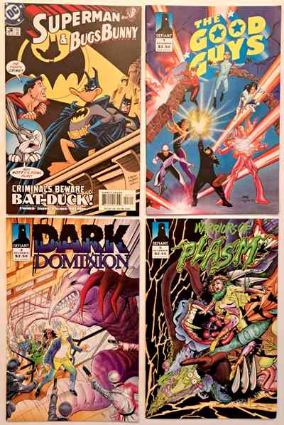 4 Different Comic Books - Superman & Bugs Bunny #3 + More | Property Room