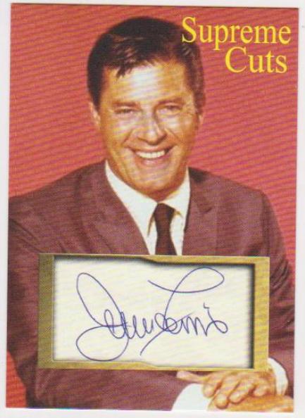 #15/50 Produced - Jerry Lewis Supreme Cuts Facsimile Autograph Card ...