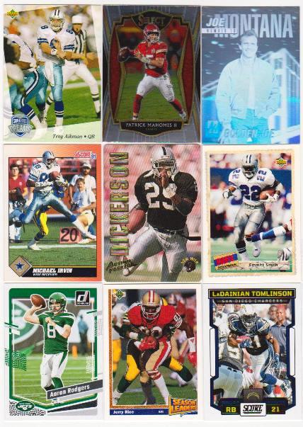 Football Card Collection 1991-2023 w/ Patrick Mahomes, Joe Montana ...