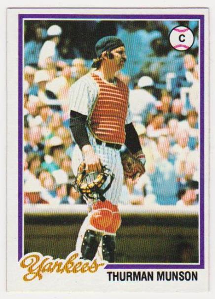 1978 Topps Thurman Munson #60 Card | Property Room