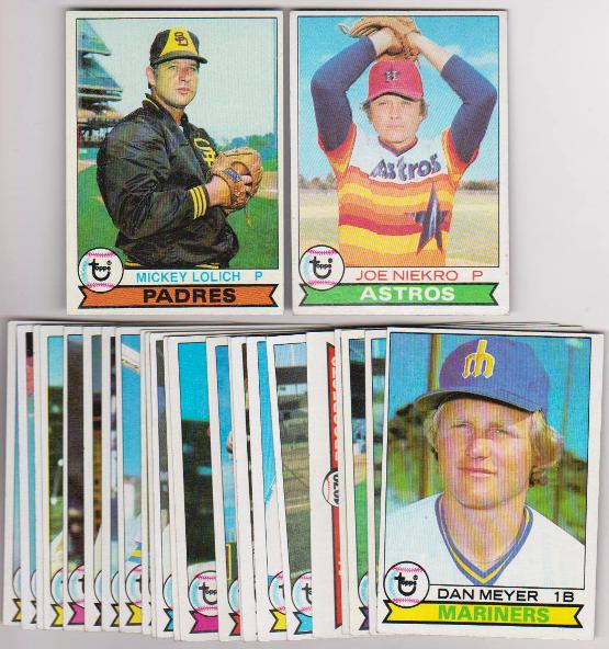 25 Different 1979 Topps Baseball Cards - Mickey Lolich + More ...