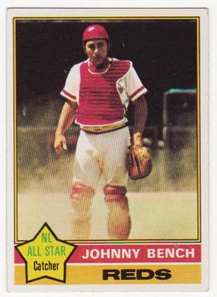 1976 Topps Johnny Bench #300 Card - HOF'er | Property Room