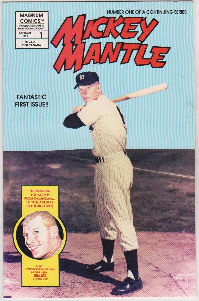 MICKEY MANTLE #1 Issue Comic Book - Magnum Comics | Property Room