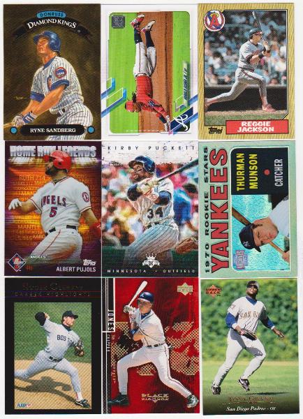 Baseball Card Collection 1987-2021 w/ Reggie Jackson, Ronald Acuna Jr ...