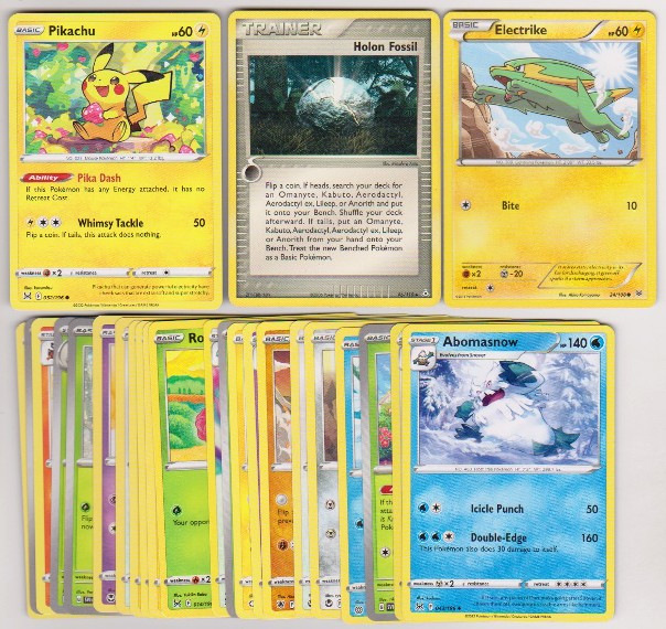 25 Different Pokemon Trading Cards w/ Pikachu + More | Property Room