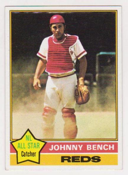 1976 Topps Johnny Bench #300 Card - HOF'er | Property Room