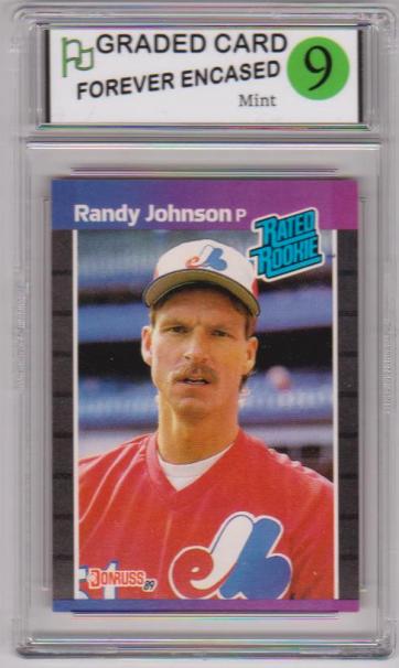 Rookie Labeled Mint 9 - Randy Johnson 1989 Donruss #42 Card | Property Room