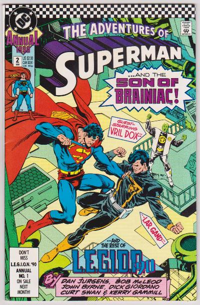 1990 DC Comics Adventures Of Superman Annual #2 Issue | Property Room